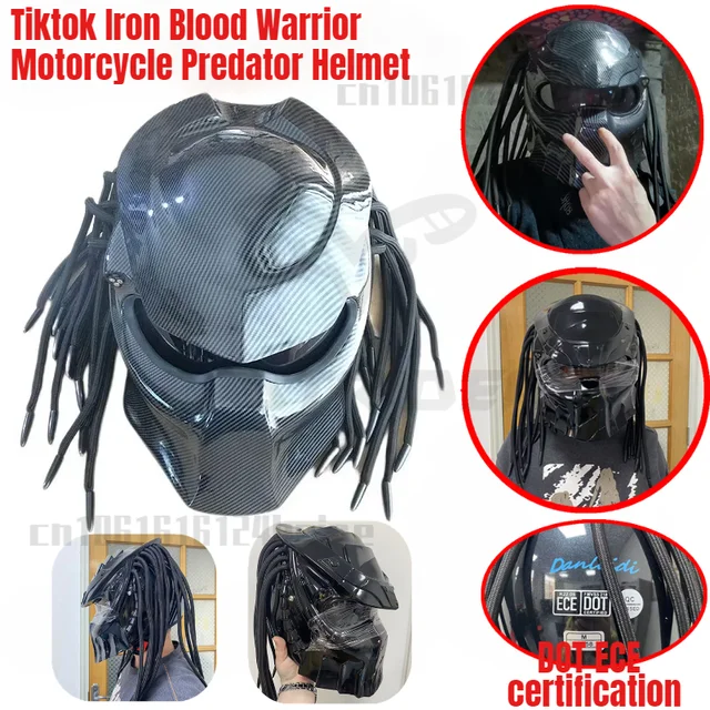 Alien Vs Predator Motorcycle Helmet
