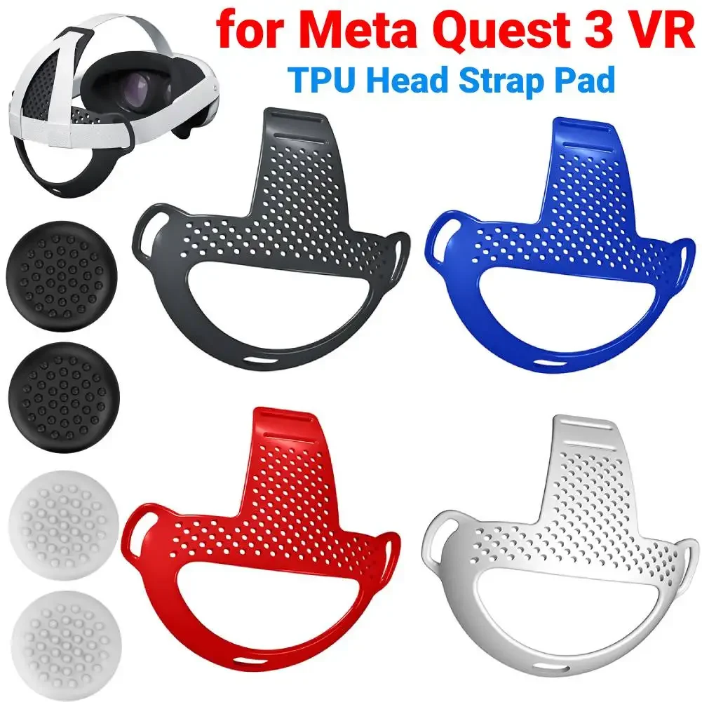 for Meta Quest 3 VR TPU Head Strap Pad Replacement Headband Cushion ...