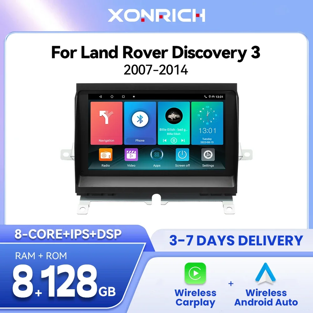 8GB-128GB-Wireless-Carplay-Android-14-Car-Multimedia-Player-For-Land ...