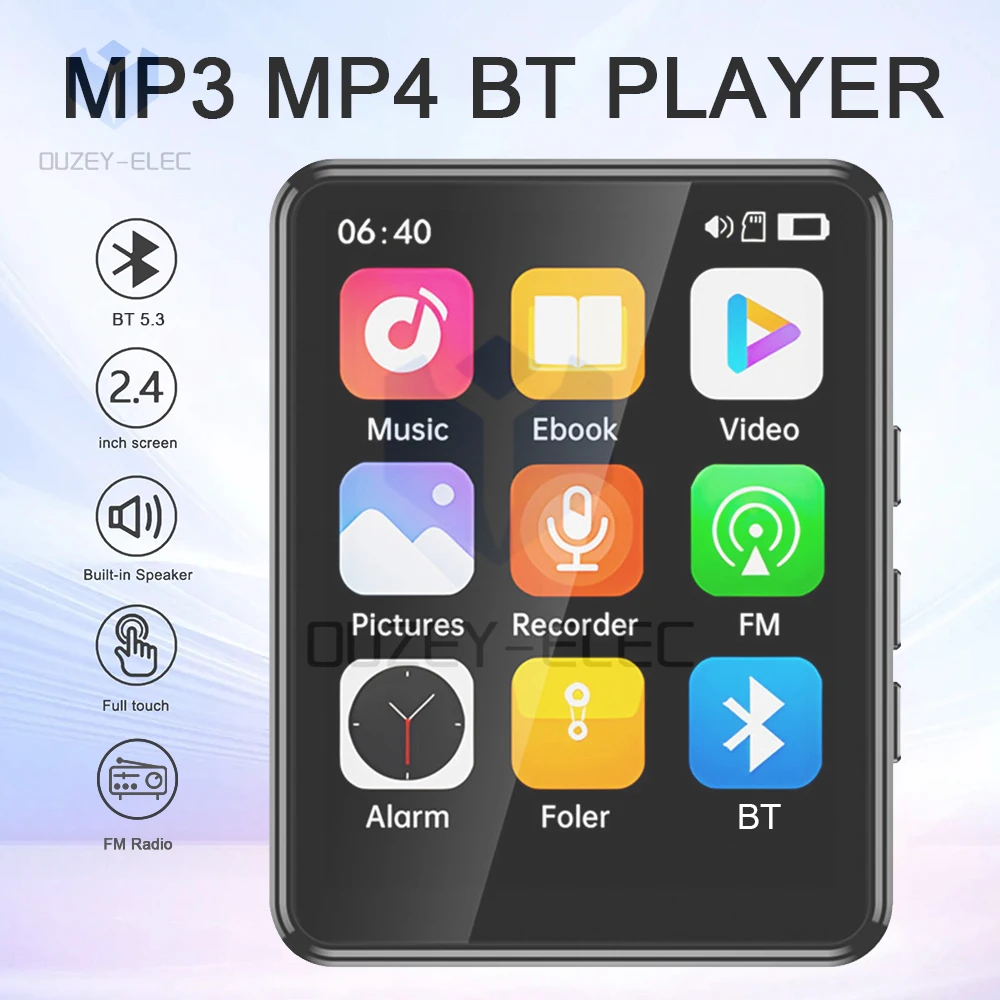 2-4-Inch-Full-Screen-touch-MP3-player-Support-Bluetooth-HiFi-Music ...