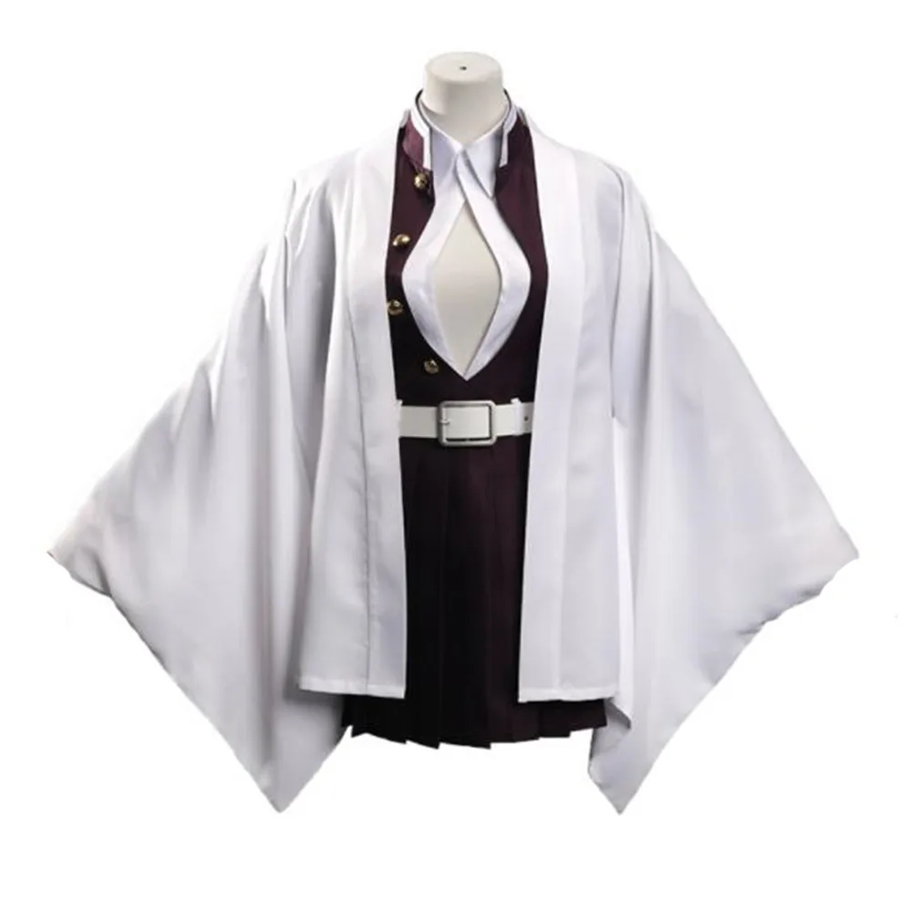 Kanroji Mitsuri Cosplay Costume Full Set Halloween Christmas Cos Party ...