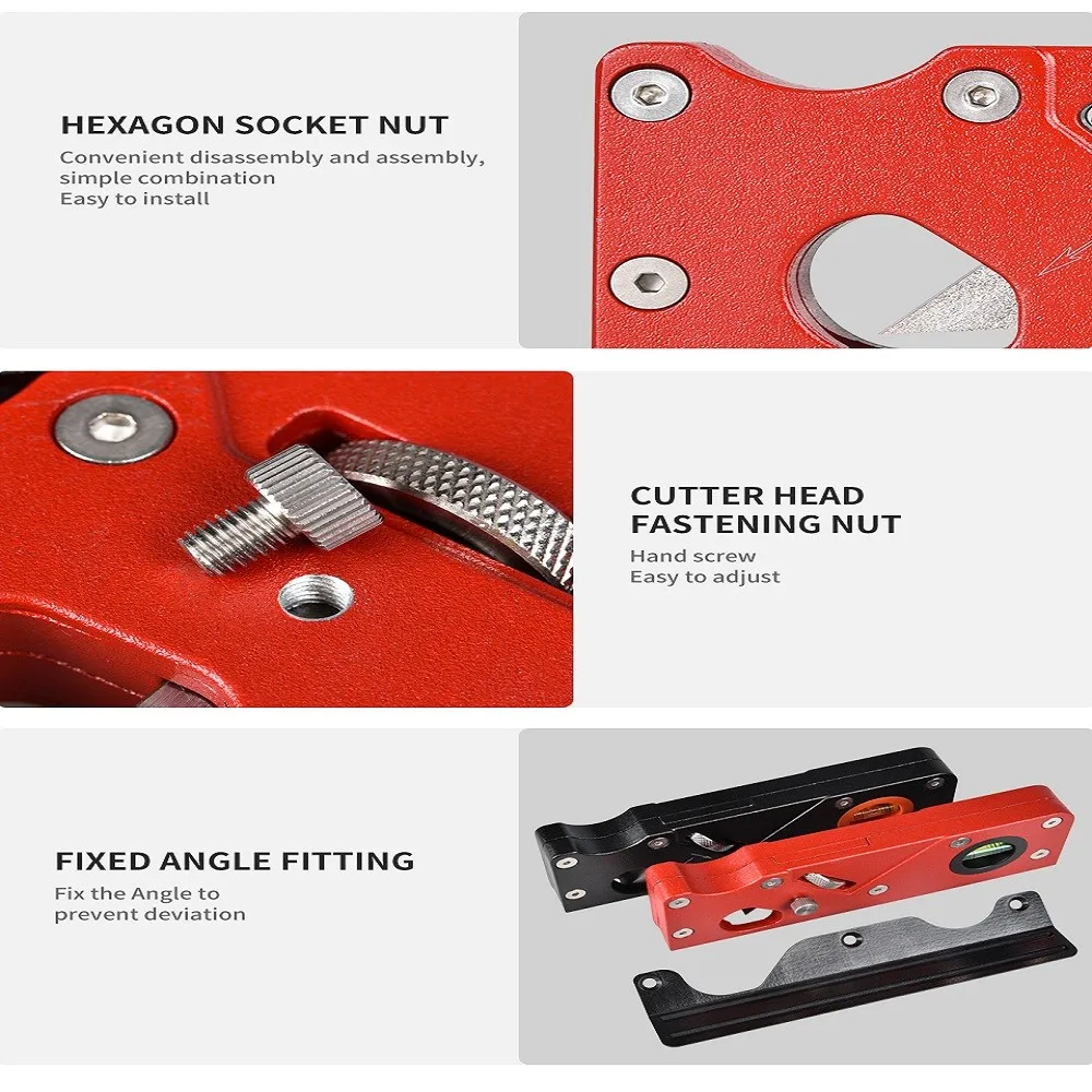 1pcs Chamfer Hand Planer With Backer Woodworking Edge Corner Plane For ...