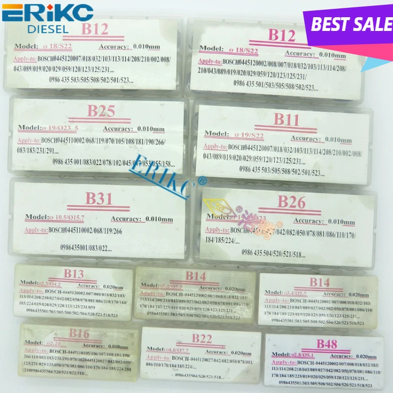 1000PCS B11 B12 B13 B14 B16 Injector Adjust Shim B22 B25 B26 B31 B48 ...