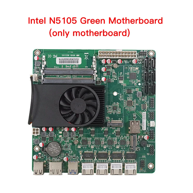 Intel N5105 4 Cores 4 Threads Processor Industrial Motherboard Home 4x2 ...