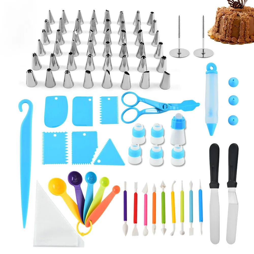 Stainless Steel Icing Piping Nozzle Cake Decorating Tool Set 78 Pieces ...