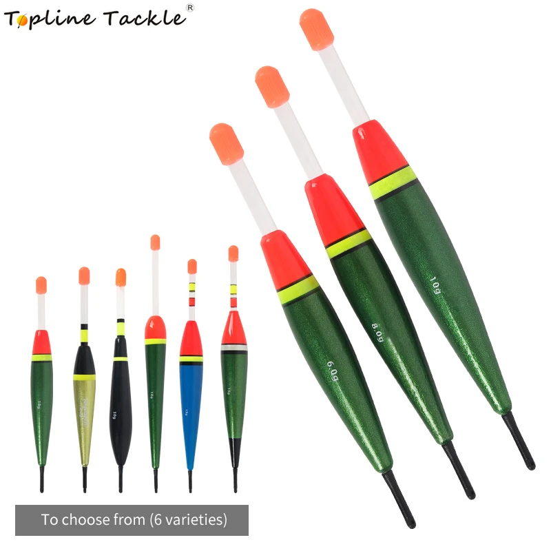 Topline-Tackle-3-5pcs-Fishing-Floats-Bobber-Quality-Balsa-Wood-Floats ...