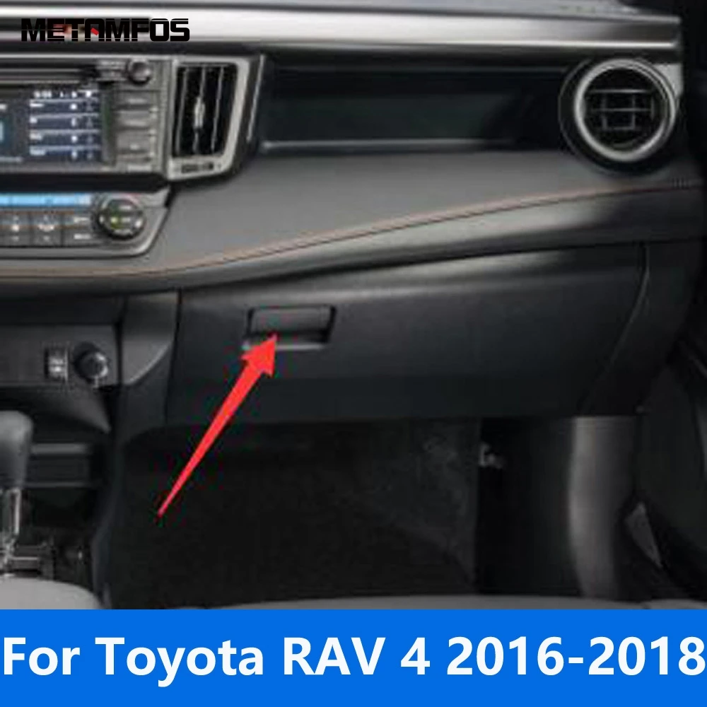 For-Toyota-Rav4-Rav-4-2016-2017-2018-Matte-Glove-Storage-Box-Locker ...