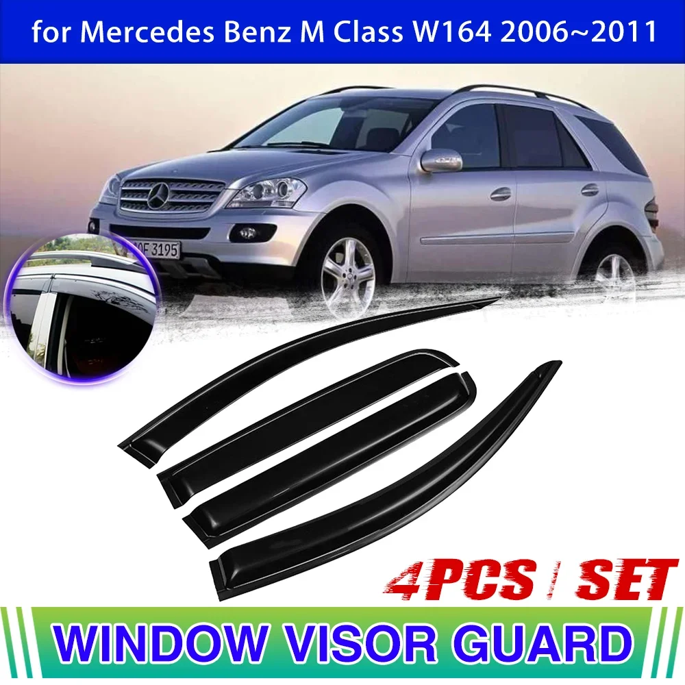 Window-Door-Visor-for-Mercedes-Benz-M-Class-W164-ML-320-350-300-2006 ...