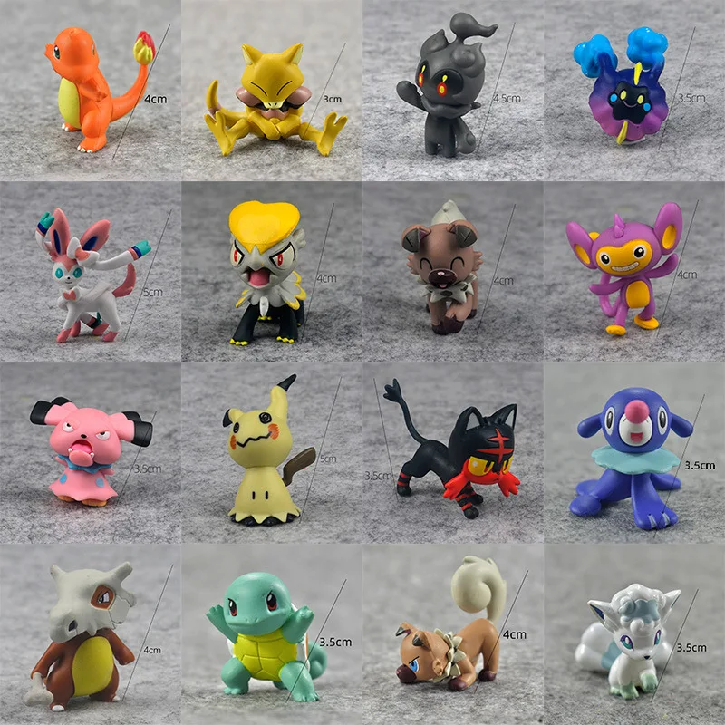 Pokemon-Mini-Figures-Pikachu-Charmander-Bulbasaur-Squirtle-Eevee-Vulpix ...