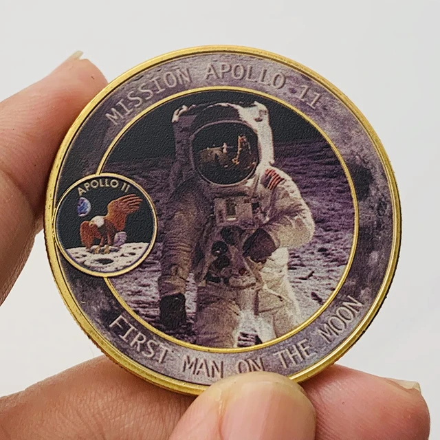 Apollo 11 Moon Landing Commemorative Coin
