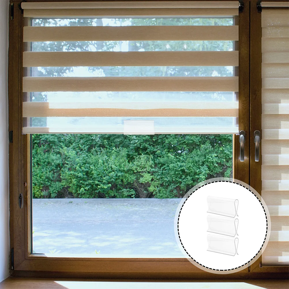 2pcs Plastic Roller Blind Pulls Rolling Curtain Fixing Grips Window ...