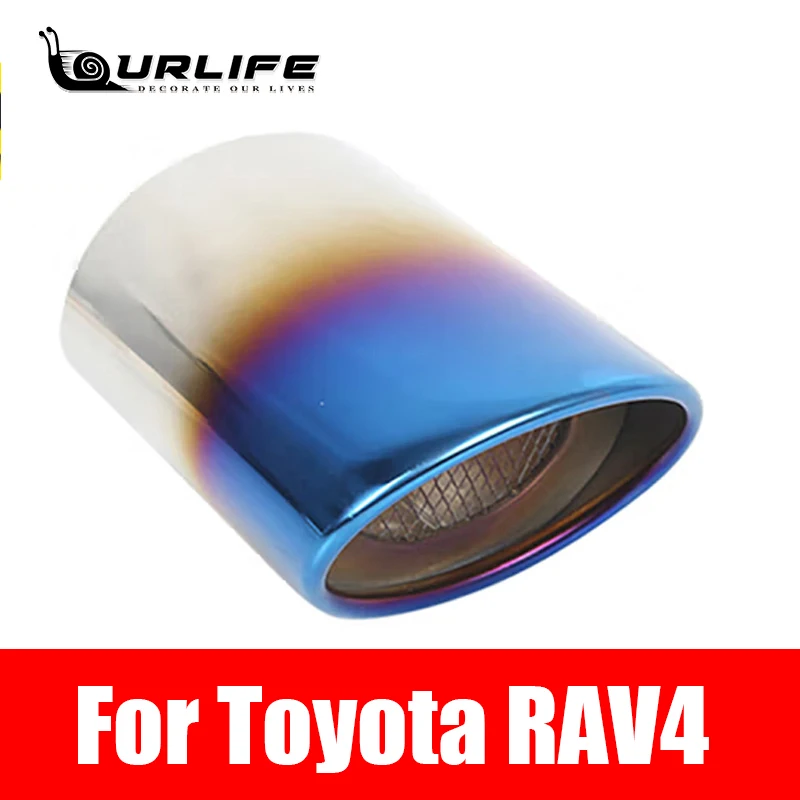 304-Stainless-Steel-Car-Muffler-End-Pipe-Exhaust-Tips-for-Toyota-RAV4 ...