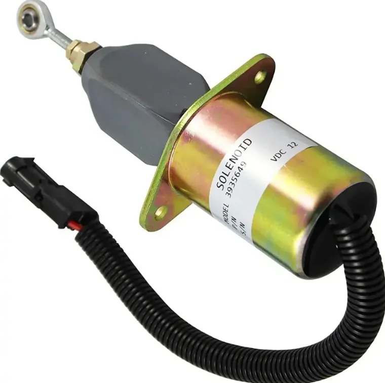 Construction-Machinery-Parts-3935649-12V-Fuel-Shutoff-Solenoid-For ...