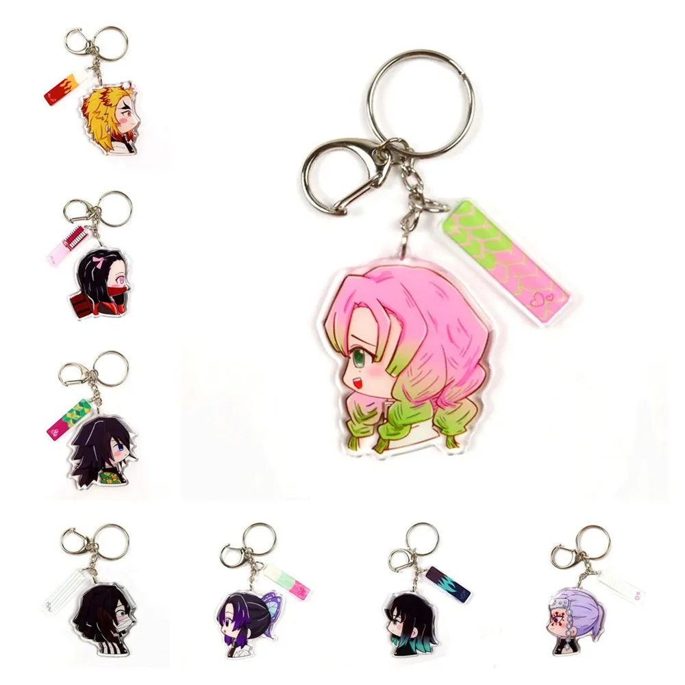 Keychain Keys Kimetsu Yaiba | Demon Slayer Keychain Shinobu | Shinobu ...
