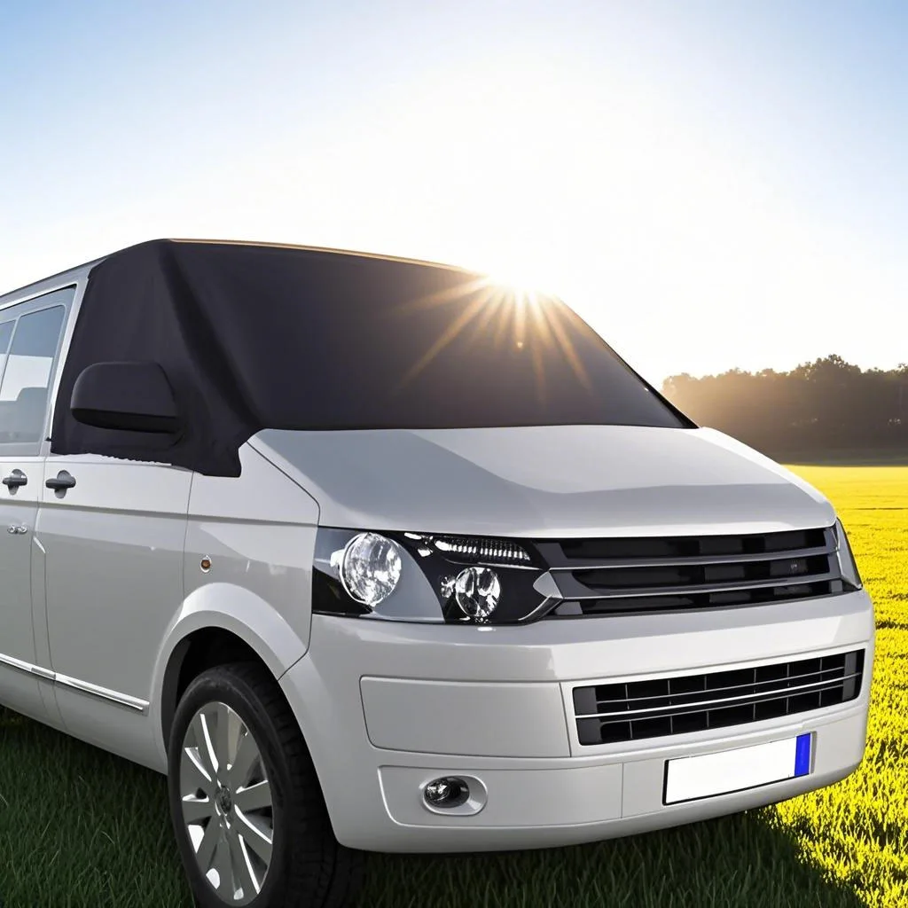 For Volkswagen VW T5 T6 Window Screen Cover Curtain Car Sunshade Front ...