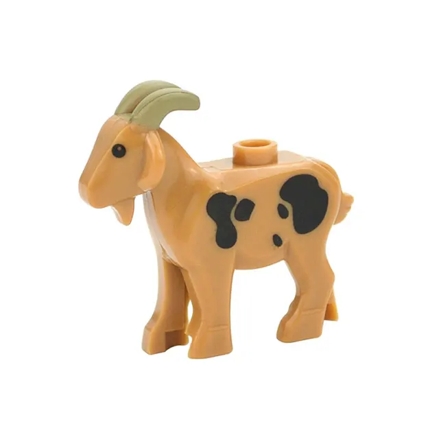 Animals Cute Sheep Goat Model Figures MOC Building Blocks Educational ...