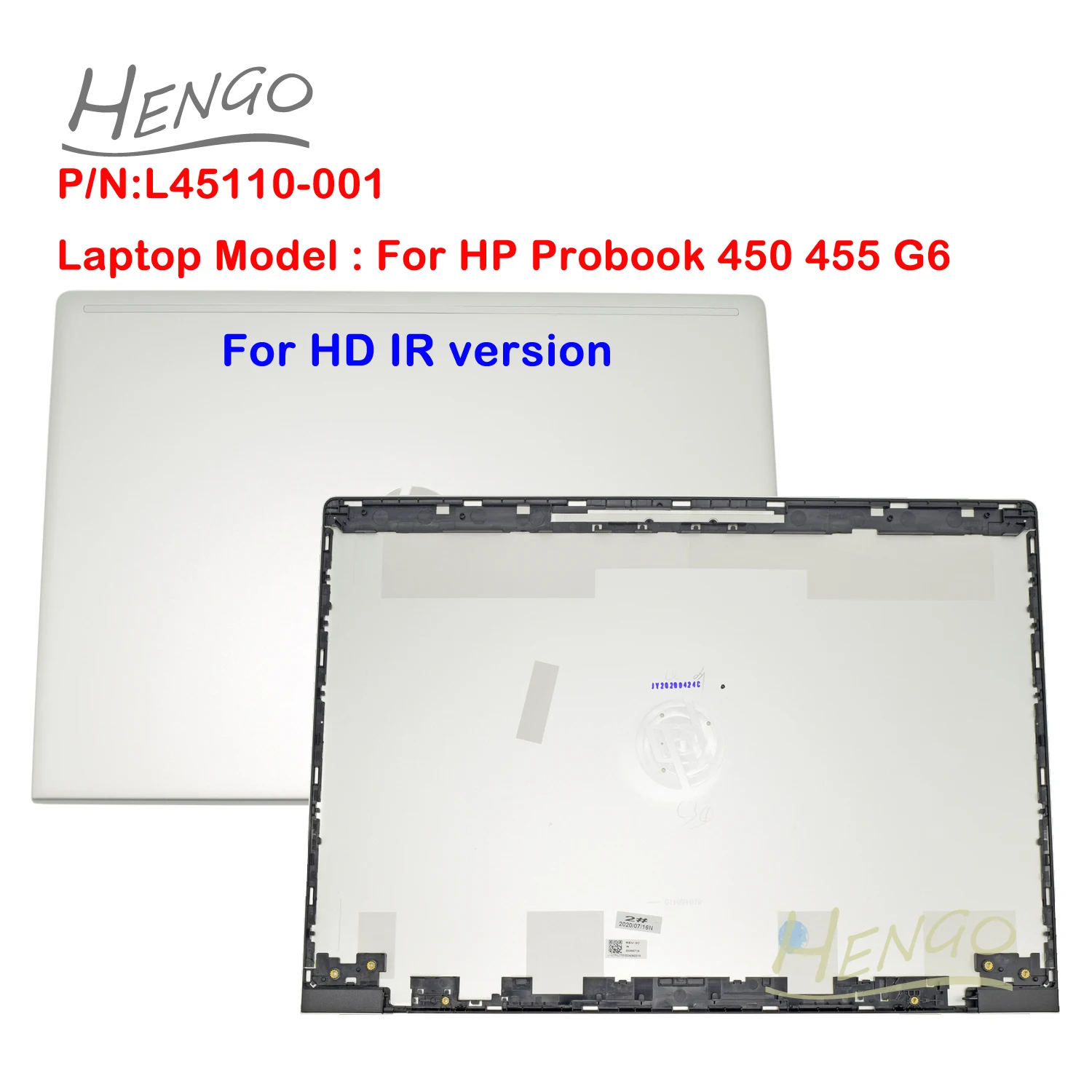 L45110-001-Silver-Original-New-For-HP-Probook-450-G6-455-G6-Screen-LCD ...