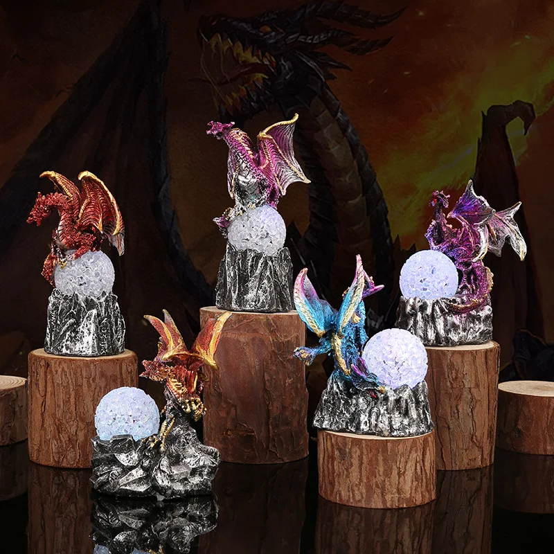 Winged Dragon Sculptures