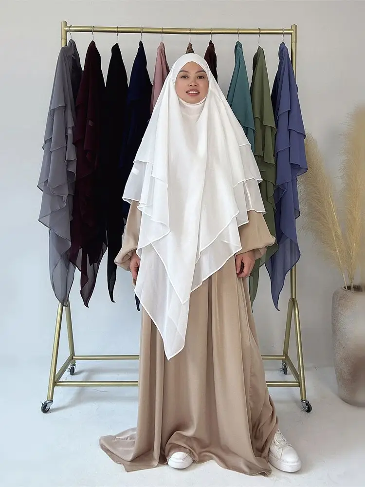 Ramadan-Chiffon-Khimar-Abaya-Niqab-Turkey-Arabic-Muslim-Hijab-Islam ...