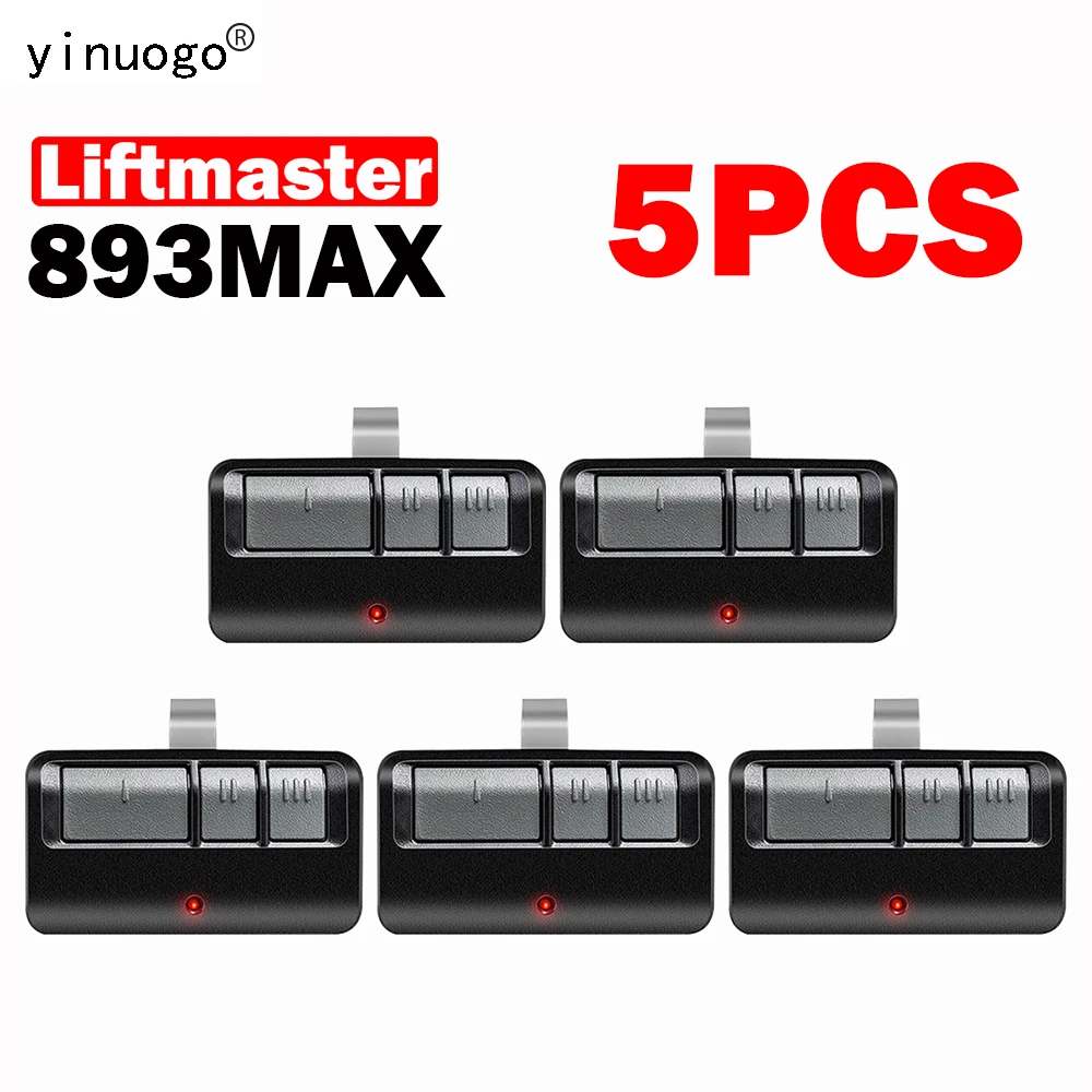 5Pack-LiftMaster-893MAX-893LM-891LM-370LM-371LM-372LM-373LM-Remote ...