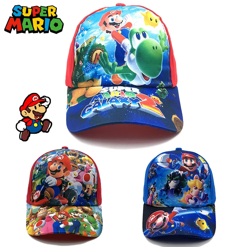 Super-Mario-Bros-Luigi-Print-Children-Girl-Boys-Baseball-Cap-Cosplay ...