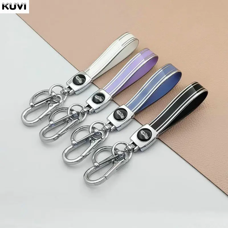 High-Grade-Metal-TPU-Car-KeyChain-360-Degree-Rotating-Horseshoe-Buckle ...