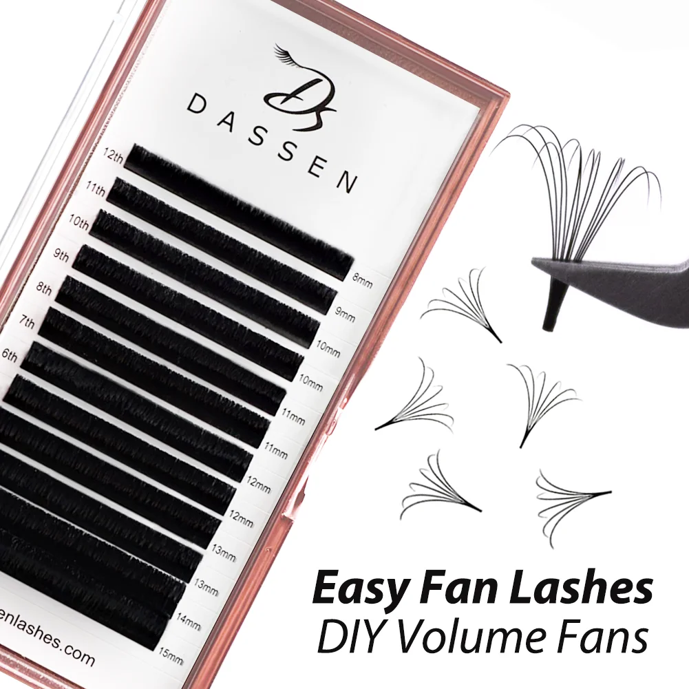 Easy Fan Lashes Extension Diy 2d/3d/5d/10d Faux Mink Blooming Eyelash ...