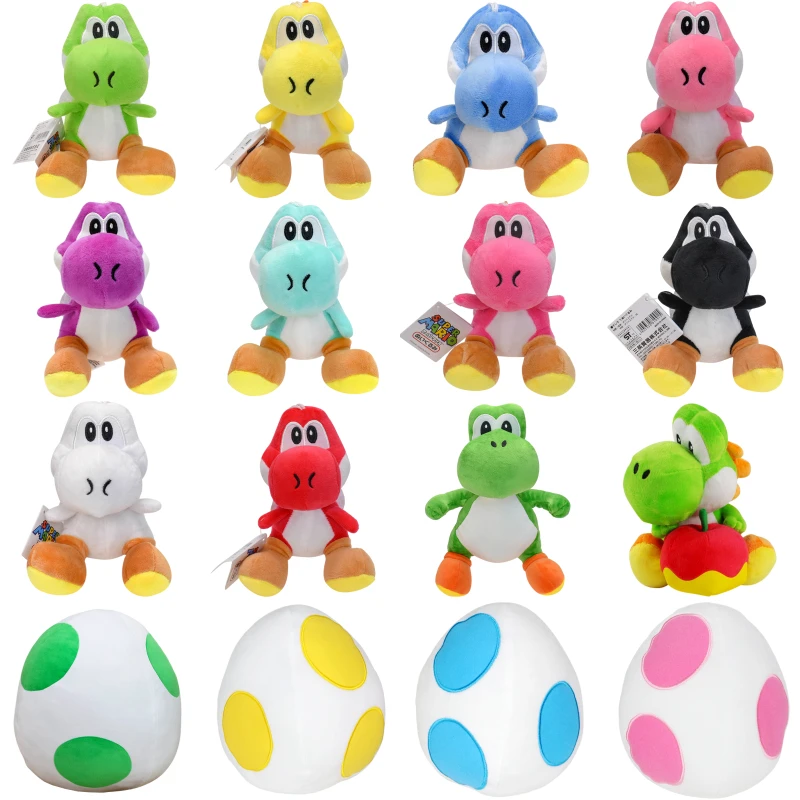 Mario-Bros-Green-Yoshi-Egg-brinquedos-macios-de-pel-cia-bonecos ...