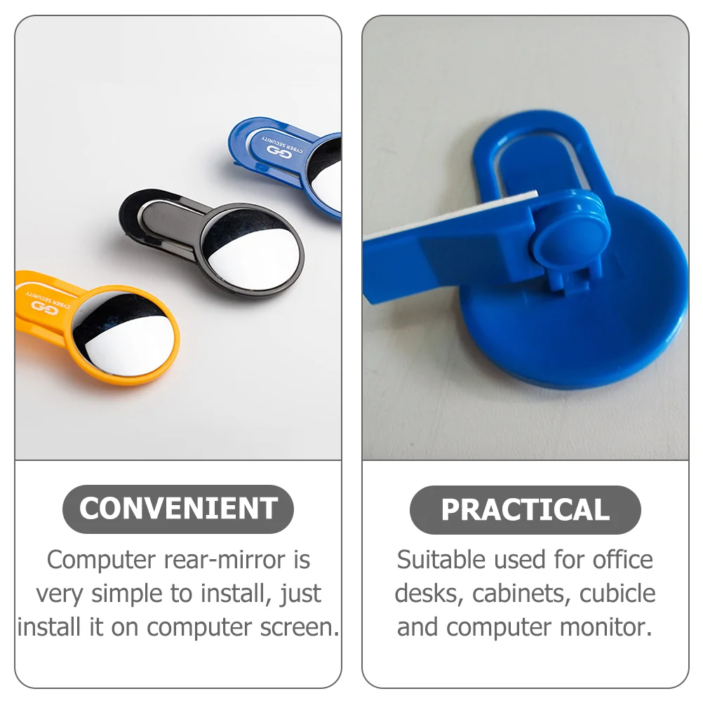 Generic Mirror Rearview Screen Convex Clip Computer View Rear Office ...