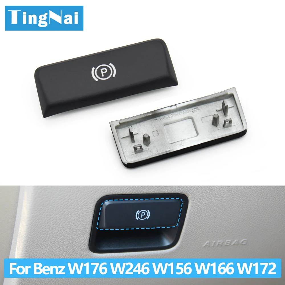 Electronic-Parking-Hand-Brake-Switch-Lever-Release-Handle-Button-Cover ...