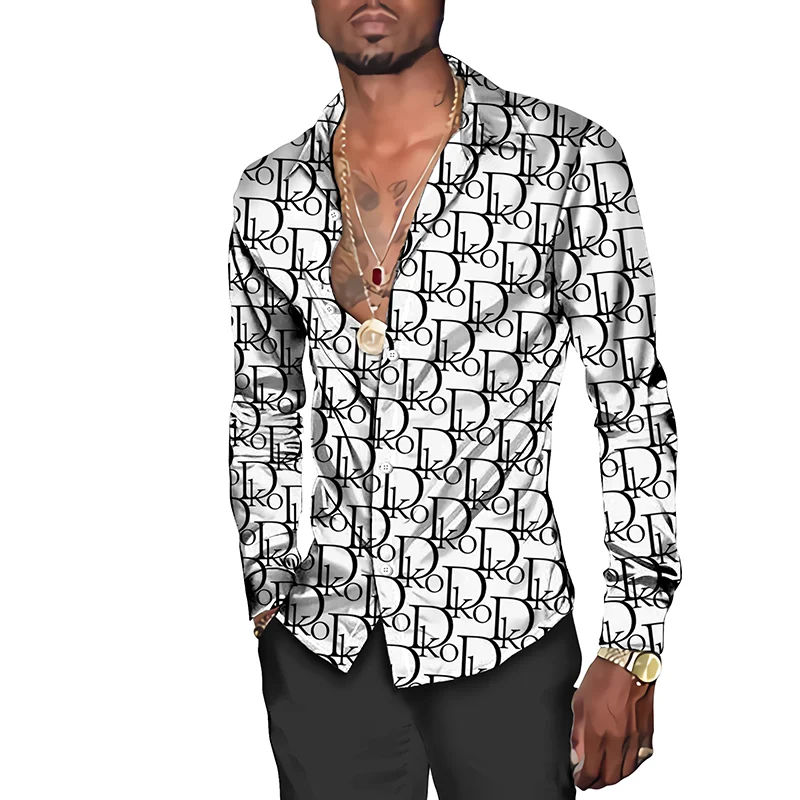 Camiseta con estampado de letras en 3D para hombre, Top de manga corta ...