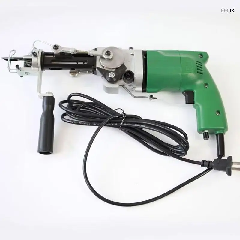 전문 터프팅 건 파일 및 루프 파일 절단 전기 카펫 터프팅 기계 벽 태피스트리 수동 터프팅 건 2 In 1