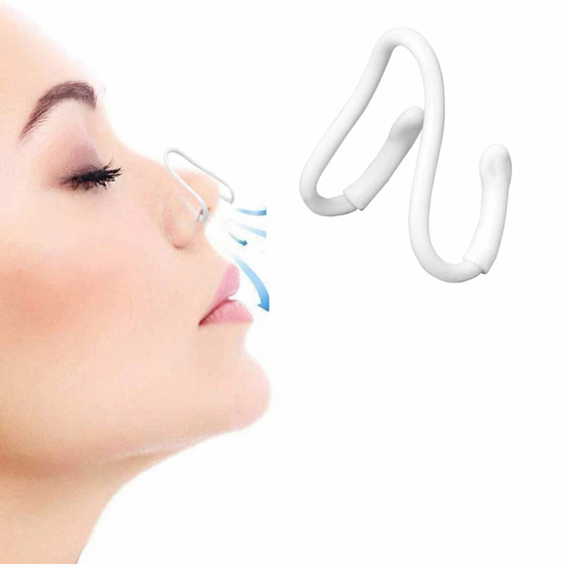 Silicone Anti Snoring Nasal Dilator Stop Snore Nose Clip Aid Easy ...