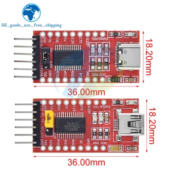 TZT FT232RL FTDI USB 3.3V 5.5V to TTL Serial Adapter Module for Arduino ...