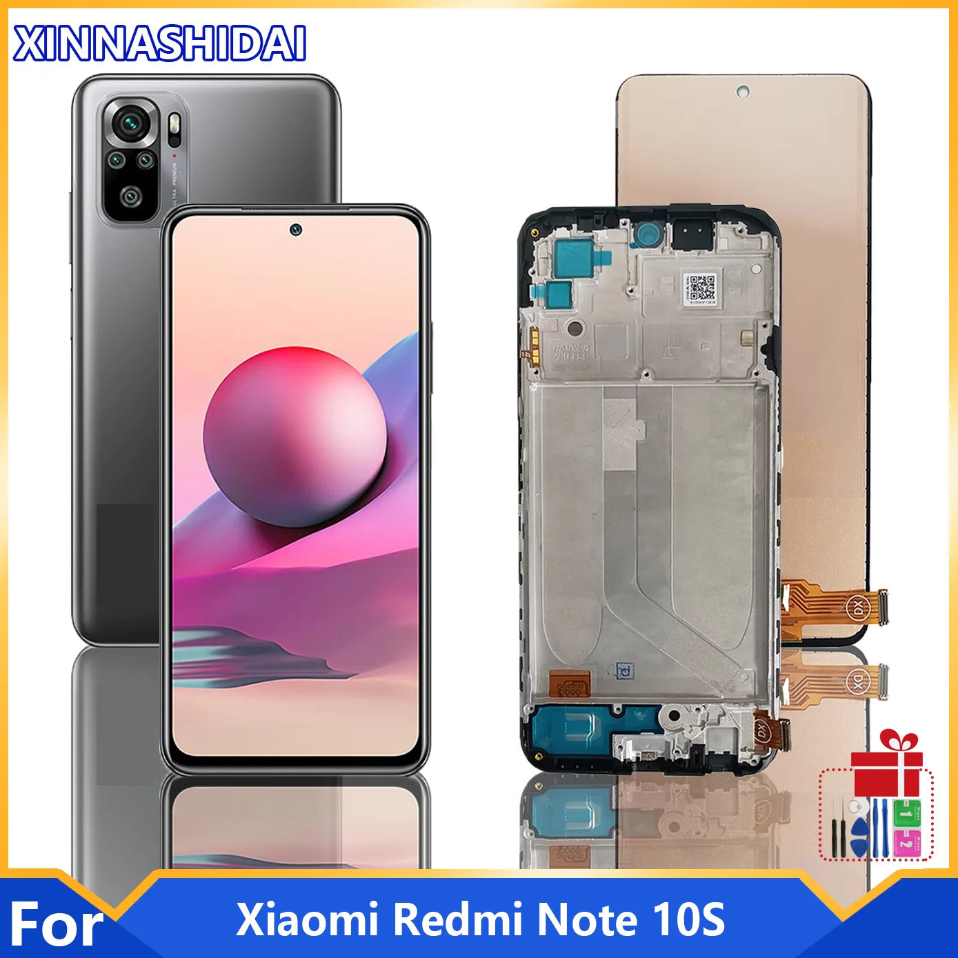 New-For-Xiaomi-Redmi-Note-10S-LCD-Display-Touch-Screen-Digitizer ...