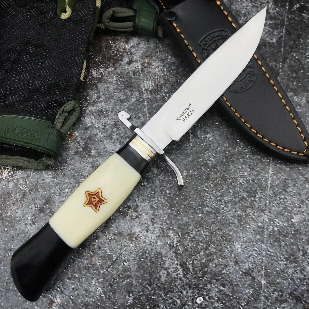 Russian-Fixed-Blade-Nkvd-Ussr-Finka-NKVD-Knife-Outdoor-Survival-Hunting ...