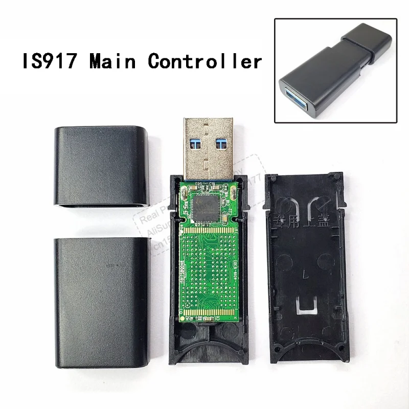 DIY IS917 PCBA for NAND Flash USB3.0 U Disk Weldable TSOP48 BGA132 BGA136 BGA152 Chips USB 3.0 U ...