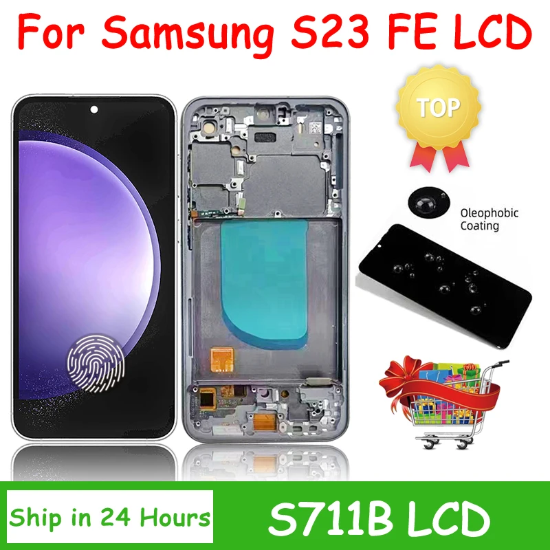 Super-AMOLED-For-Samsung-S23-FE-LCD-S711B-S7110-S711U-Display-Touch ...