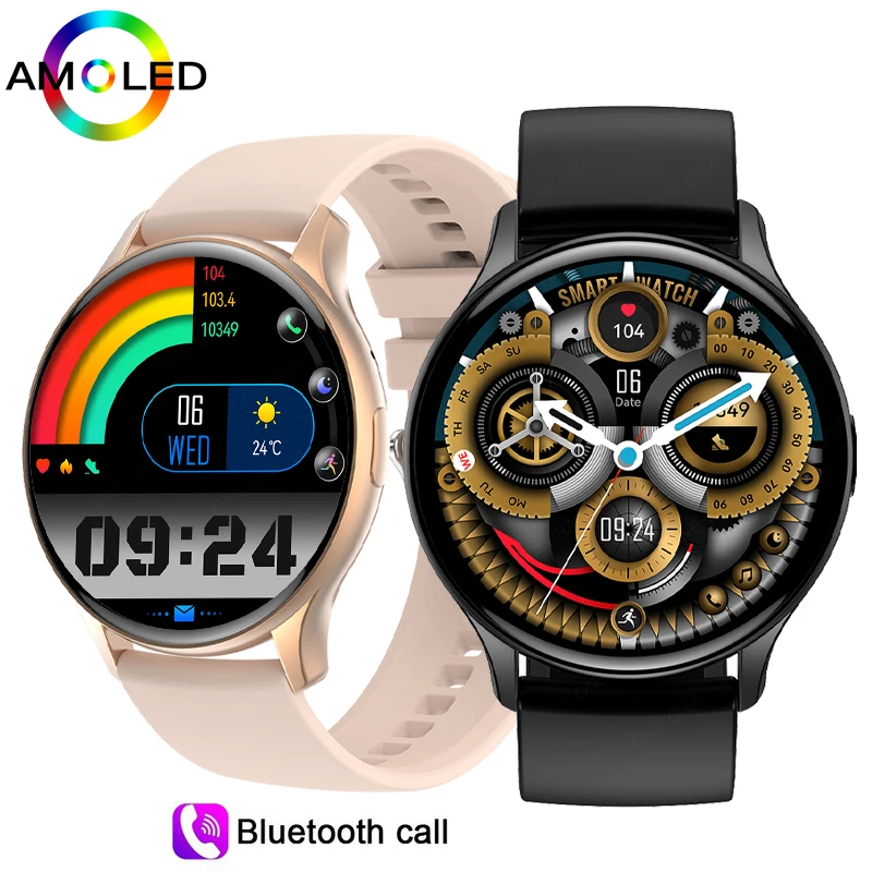 2023 Nfc Smart Watch Men Women Amoled 466*466 Hd Screen Heart Rate Bluetooth Call Ip68 ...