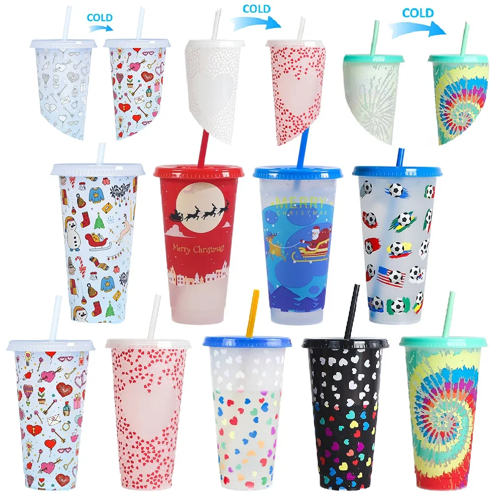 Stackable-Christmas-Color-Changing-Cup-Reusable-Color-Changing-Water ...