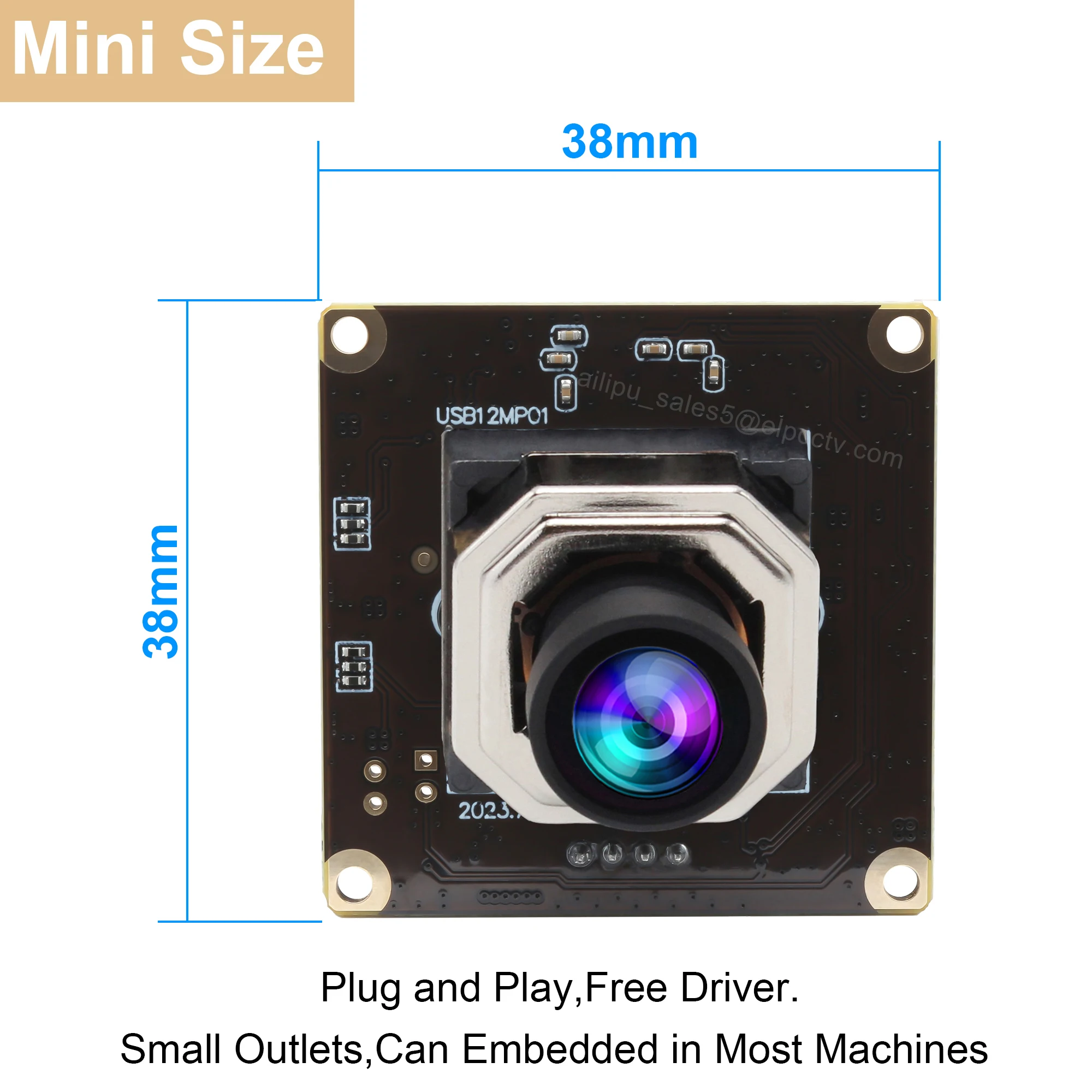 ELP 12MP Autofocus USB Camera Module High Speed 120FPS 1080P 30FPS ...