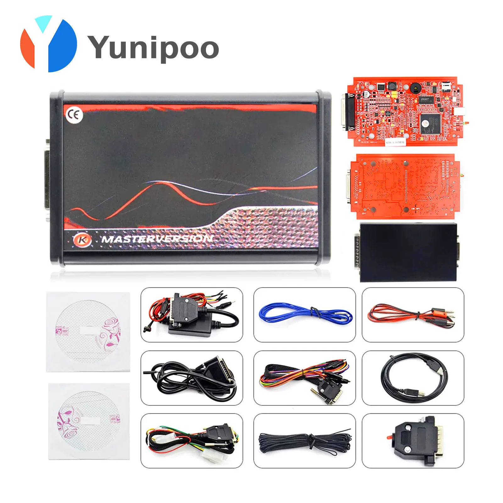 KTAG-PCB-Red-ECU-Programador-Networking-ilimitado-V7-020-V2-25-vermelho ...