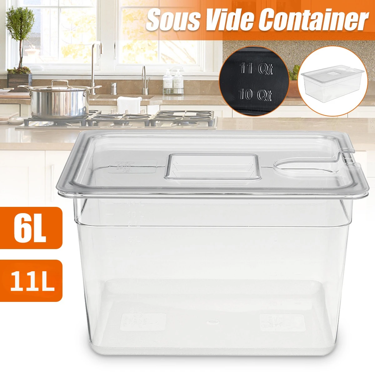 6L-11L-26L-Sous-Vide-Container-With-Lid-Water-Tank-Bath-Sous-Vide ...