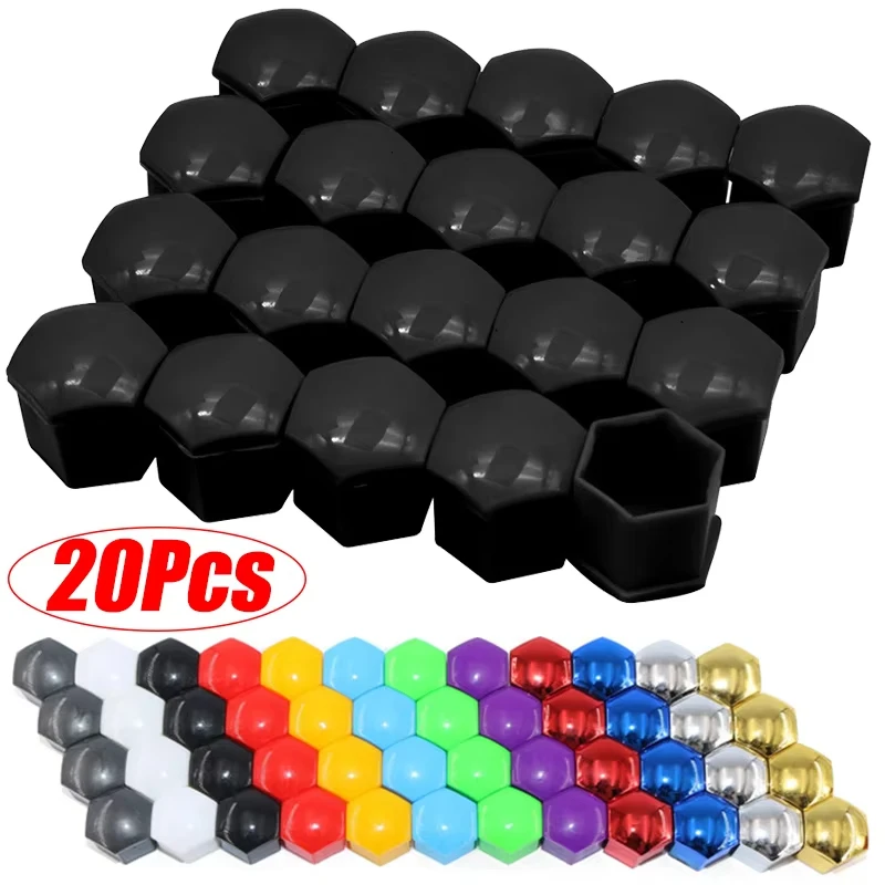 20 Piezas Tapas De Tuercas De Rueda De Coche Cubiertas De Protección