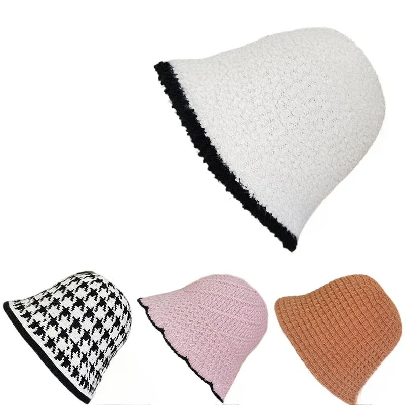 New Winter Hats Ins Wind~ Japanese Bucket Hat Korean Version Cute ...