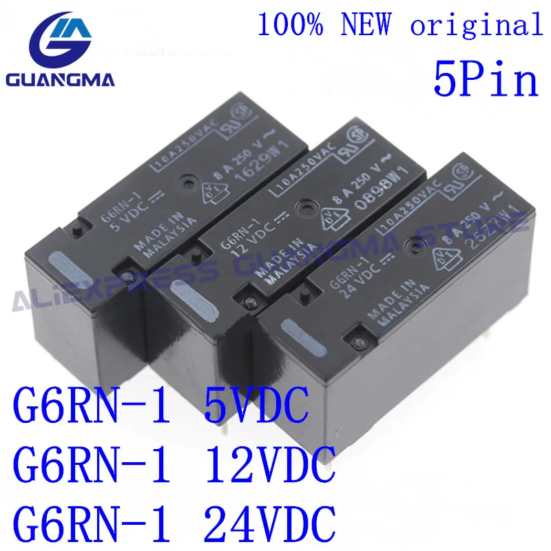 10PCS-100-NEW-original-Relay-G6RN-1-5VDC-G6RN-1-12VDC-G6RN-1A-24VDC ...