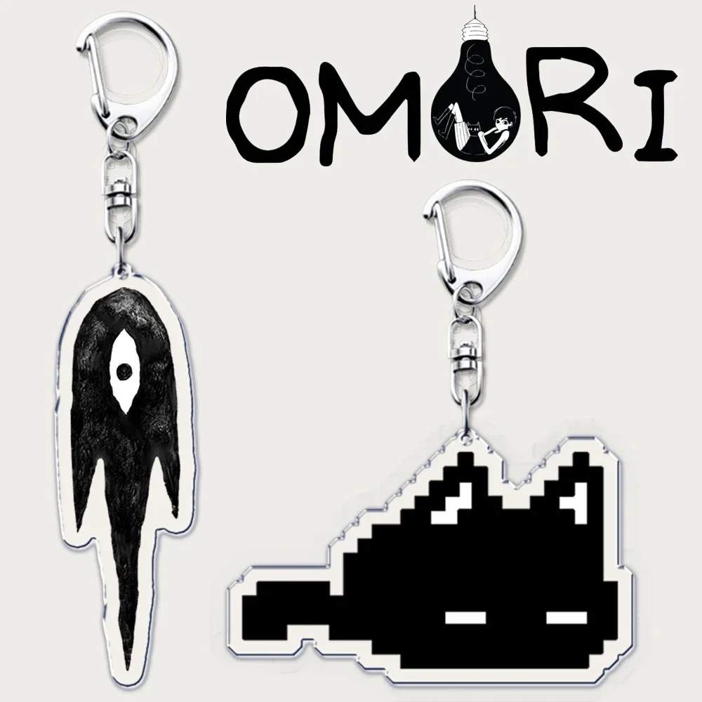 Cute Omori New Game Key Ring Keychain for Accessories Bag Sunny Pendant ...