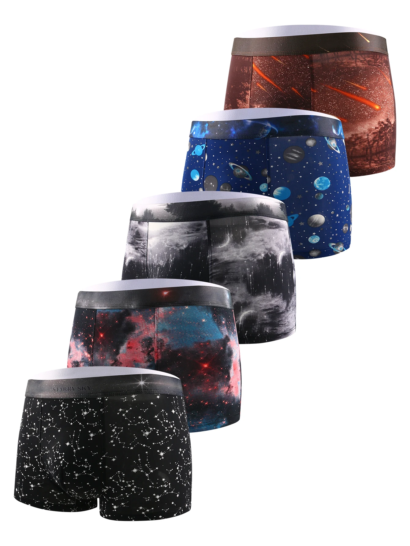 Men-s-underwear-cool-comfortable-star-printed-boxer-shorts-sports ...