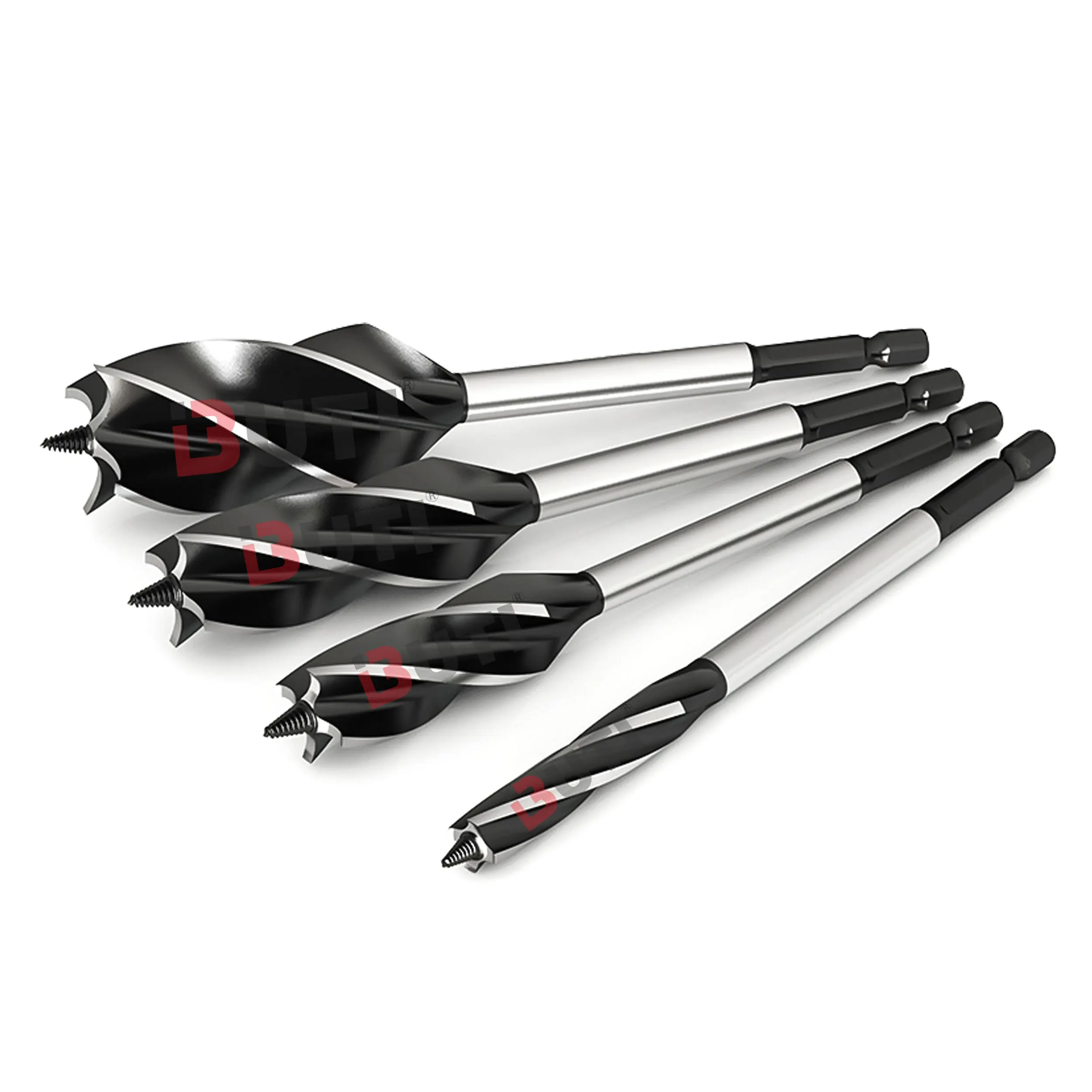 8mm-35mm Drill Bit Hole Opener Hexagonal Handle Four Blades Support ...