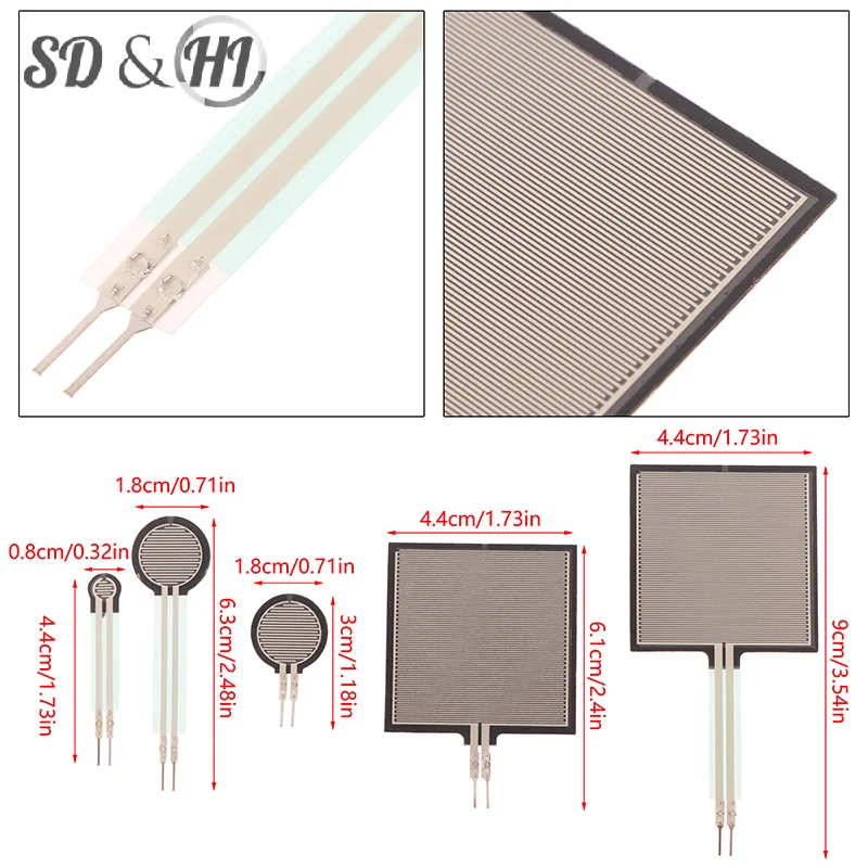 FSR400 FSR402 FSR406 Force Sensitive Resistor 0.5 Inch For Arduino ...